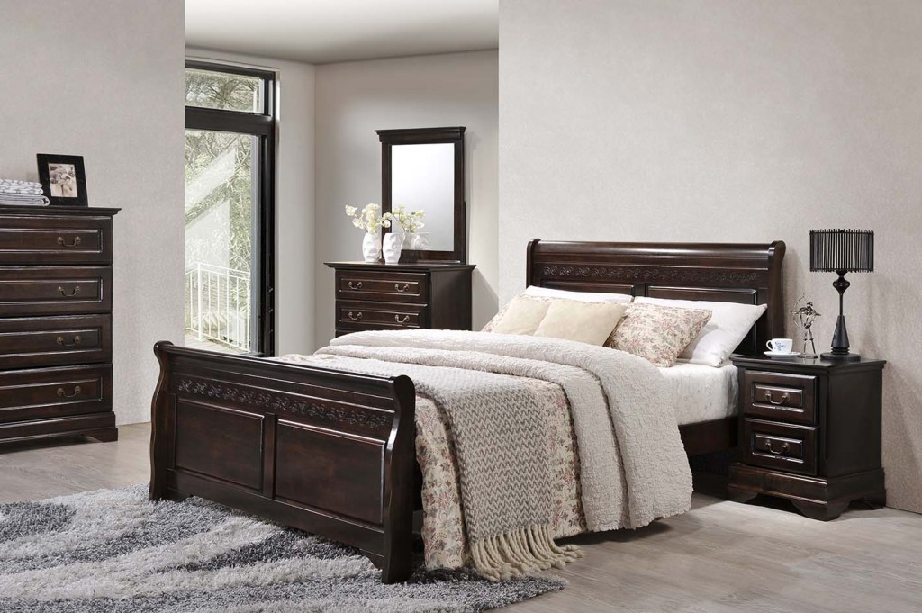 Hermosa| wooden bedroom set | solid wooden bed | wooden bed Malaysia ...